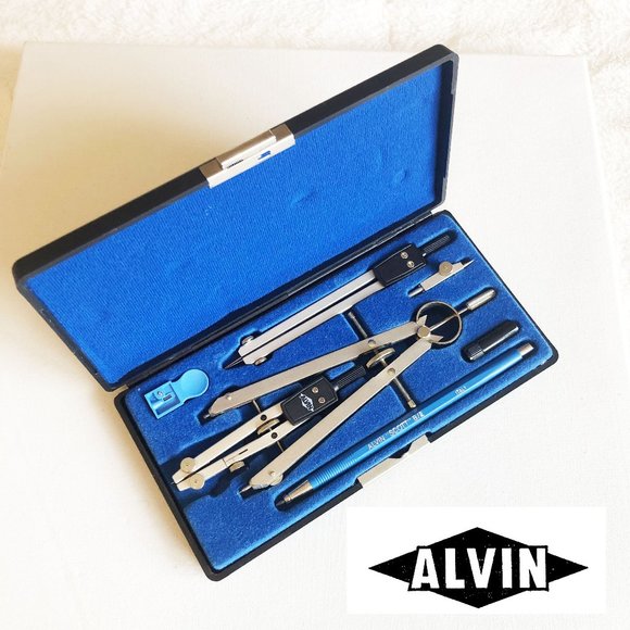 ALVIN | Office | Alvin Compass Precision Drawing Instrument Complete ...